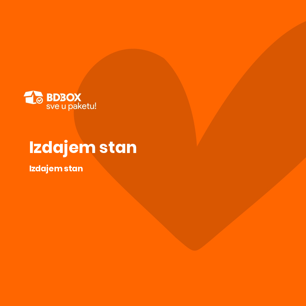 Izdajem stan - BDBOX