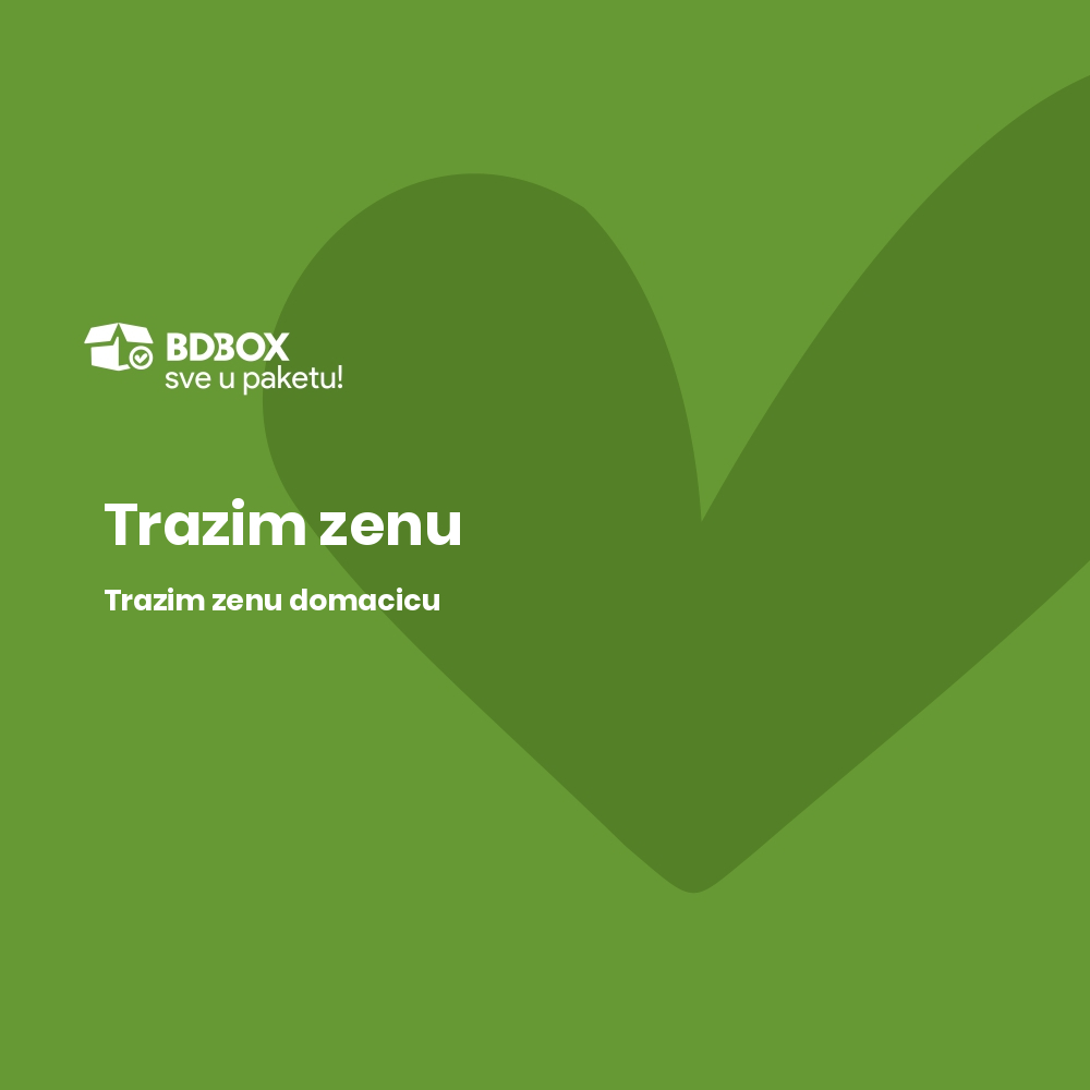Trazim zenu - BDBOX