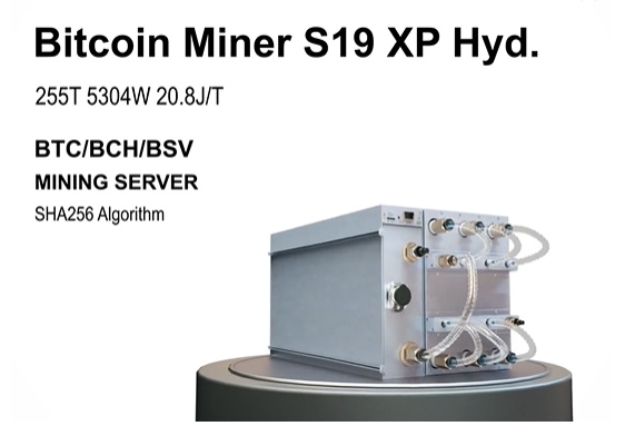 Bitmain Antminer S19 XP Hyd (255Th) + PSU - BDBOX