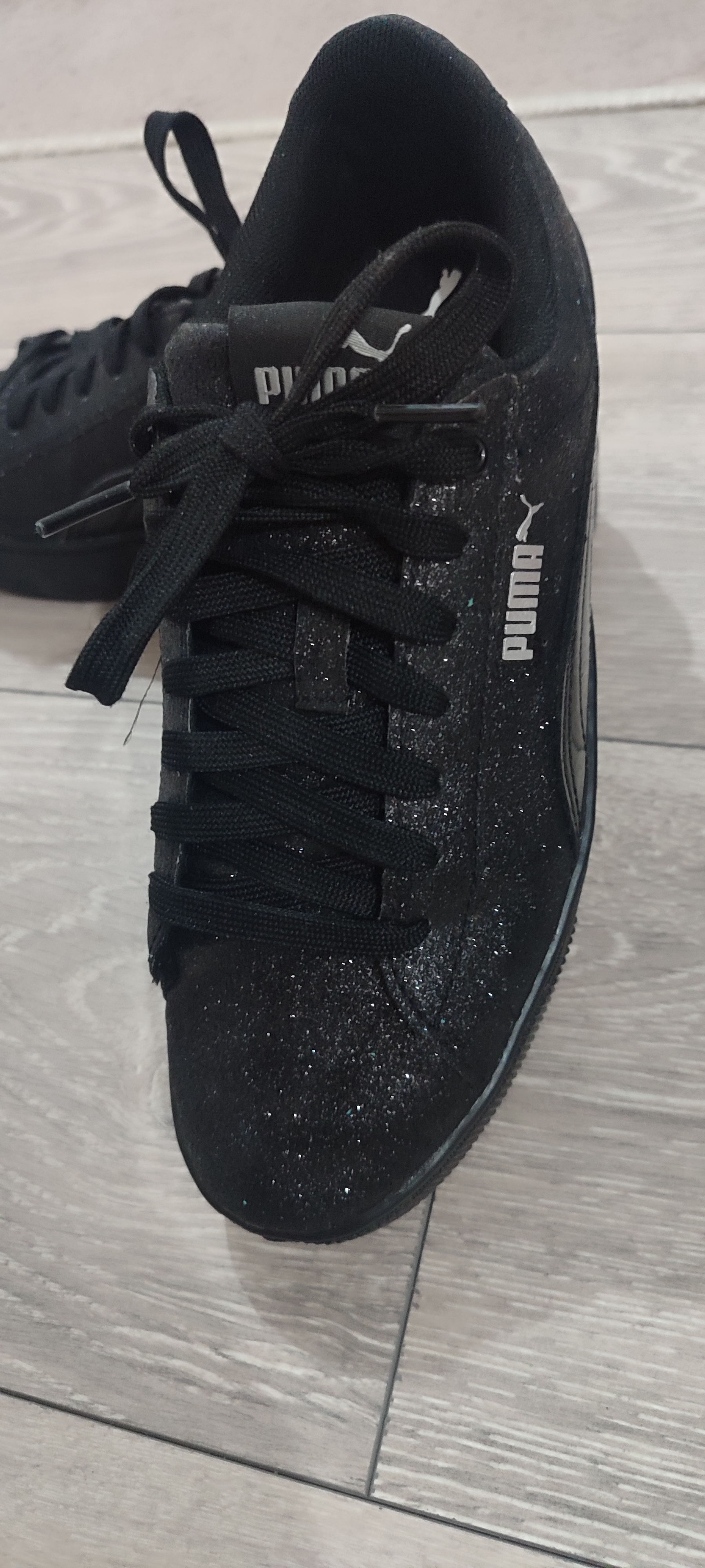 Puma patike bez oštećenja Dječije patike Puma VIKKY PLATFORM GLITZ JR ...