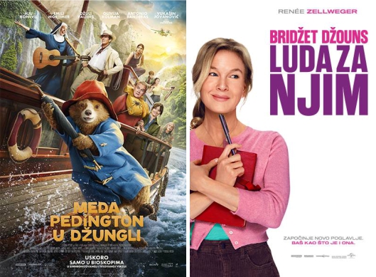 Bioskopski repertoar: Meda Pedington u džungli i Bridžet Džouns luda za ...
