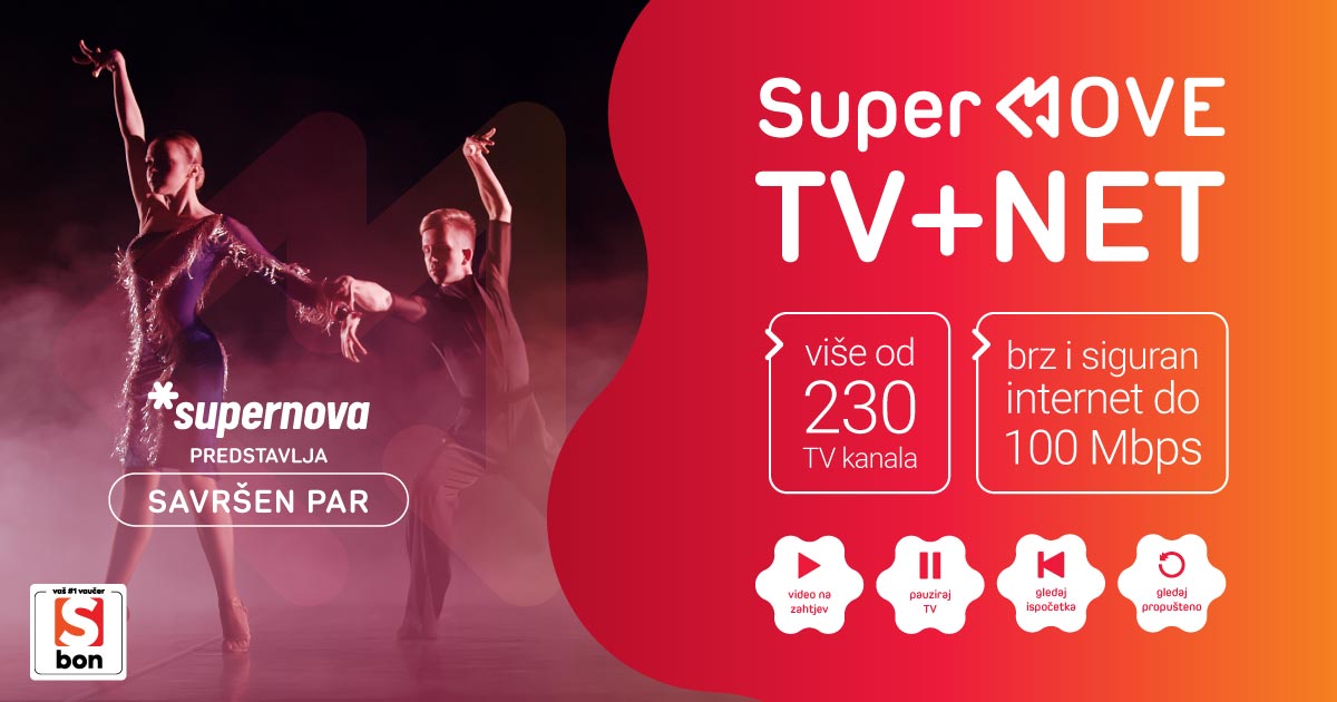 Izaberite Savršen par – Super MOVE TV+NET paket