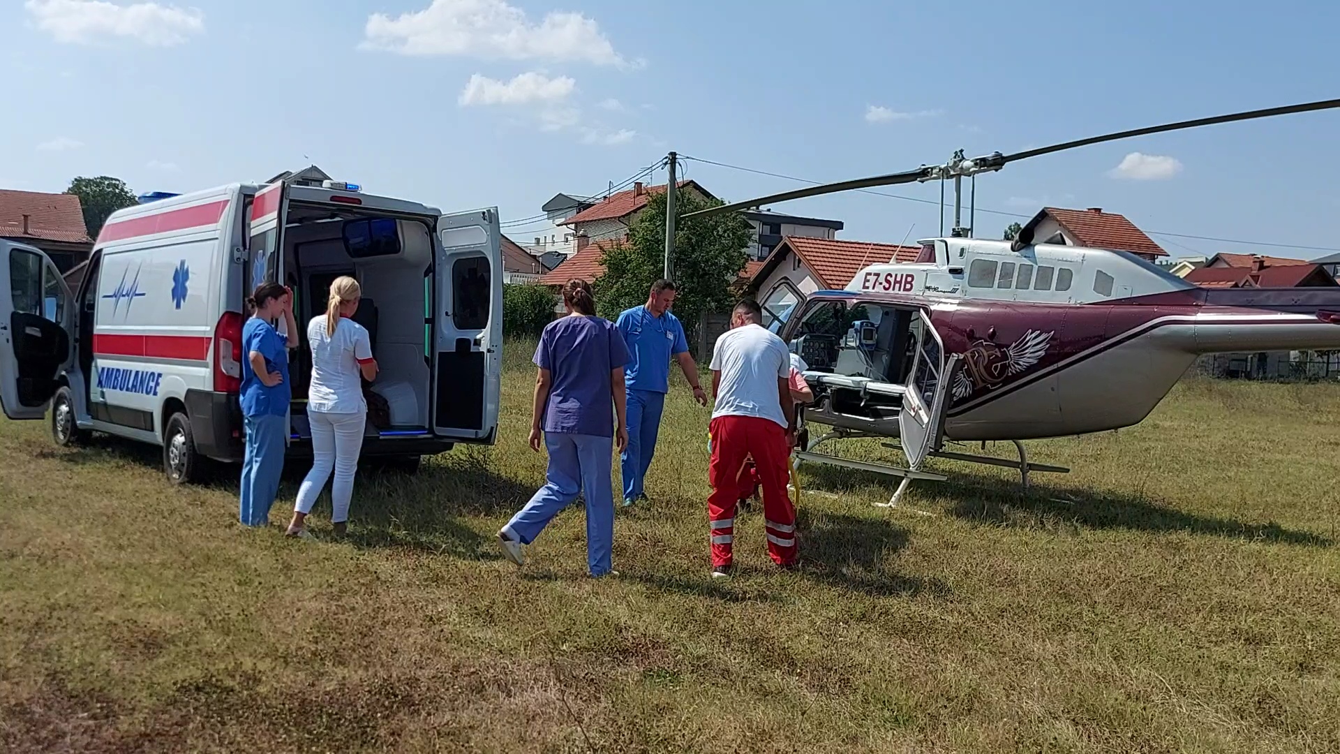 Dva pacijenta transportovana iz Trebinja u bolnicu u Bijeljini